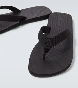 THE ROW Dune Grosgrain Thong Sandals