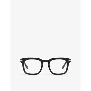 TOM FORD Square-frame Acetate Optical Glasses - Black