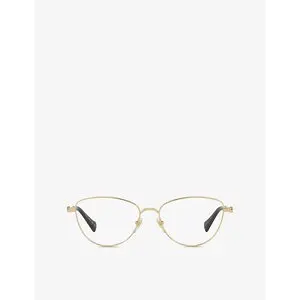 Gucci Gg1595o Cat-eye Optical Glasses - Gold