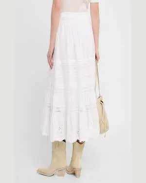 Polo Ralph Lauren Lace-trim Cotton Voile Midi Skirt