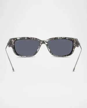DIESEL® Diesel DL2002MU Rectangle Sunglasses Violet