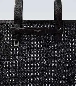 Dolce & Gabbana Adamo Woven Shopper