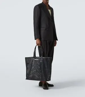 Dolce & Gabbana Adamo Woven Shopper