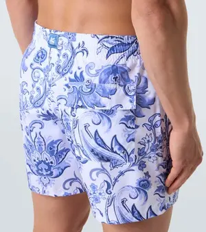 Etro Printed Swim Trunks