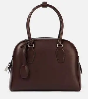 THE ROW India Leather Tote Bag - Brown