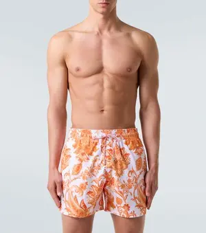 Etro Printed Swim Trunks