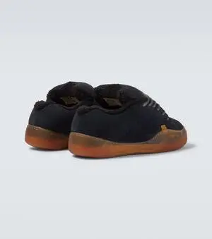 ERL Vamp Skate Suede Sneakers - Black