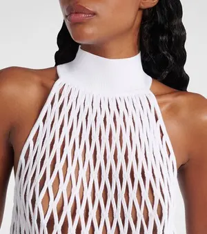 Alaïa Macrame Maxi Dress