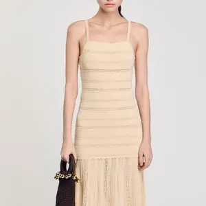 Sandro Knit Maxi Dress