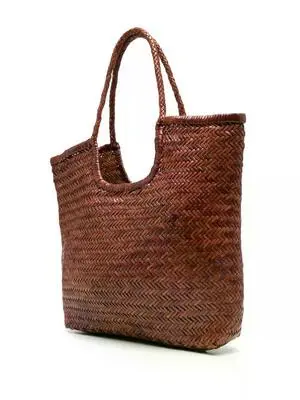 Dragon Diffusion Ns Diagonal Triple Jump Tote Bag - Brown