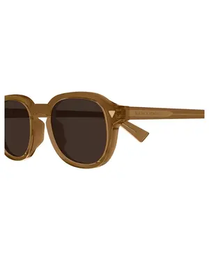 Bottega Veneta Round Sunglasses, 49mm