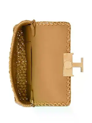TOD'S Mini Raffia Crossbody Bag