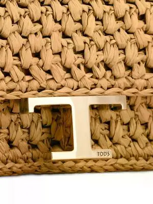 TOD'S Mini Raffia Crossbody Bag