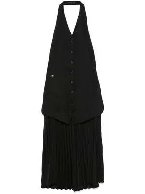 Helmut Lang Halter Vest Drs.roun - Black