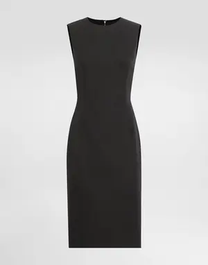 Dolce & Gabbana Wool Sheath Dress - Grey