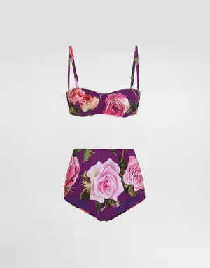 Dolce & Gabbana Rose- Balconette Bikini - Print