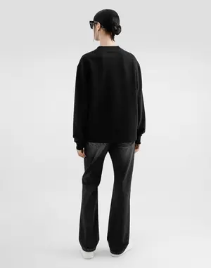 Dolce & Gabbana Cotton Jersey Sweatshirt With Dg Embroidery
