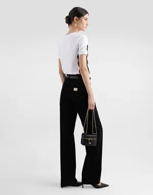 Dolce & Gabbana Loose Denim Jeans With Pressed Pleat - Multicolor