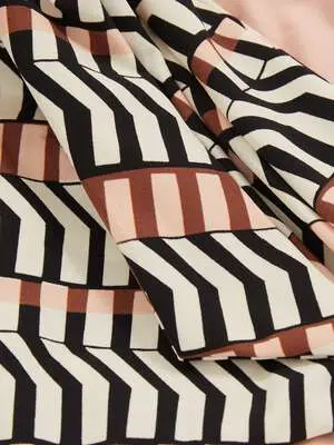 REISS Charlie Chevron-stripe Bikini Bottoms