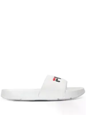 FILA Logo Pool Slides - White