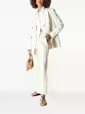 Brunello Cucinelli Striped Blazer - Neutrals
