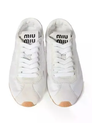 Miu Miu Plume Lace-up Sneakers