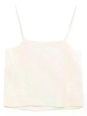 GESTUZ Gzglira Embellished Top - Neutrals