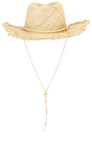 LOVERS AND FRIENDS Colleen Raffia Hat