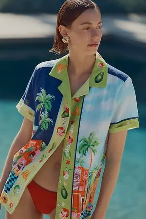 Seafolly Cuba Buttondown Shirt