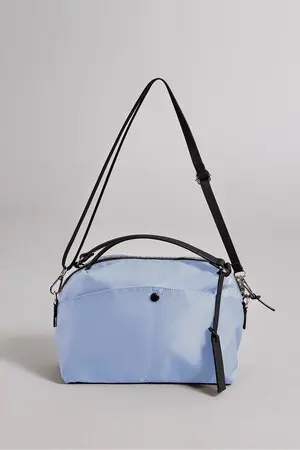 Velvet By Graham & Spencer Nylon Crossbody Bag - Blue