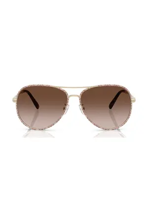 Tory Burch Ty6114 Aviator Sunglasses
