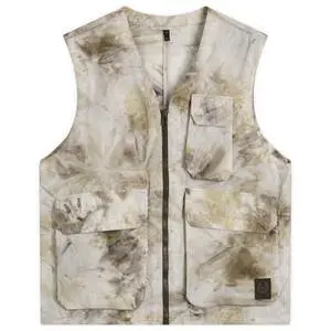 Belstaff Riverbed Camo Ripstop Hithe Gilet - Stone Beige