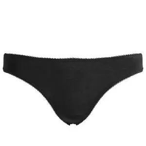 FRUITY BOOTY Commando Thong - Black