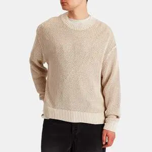 REPRESENT Open Gauge Knit Sweater - Off White