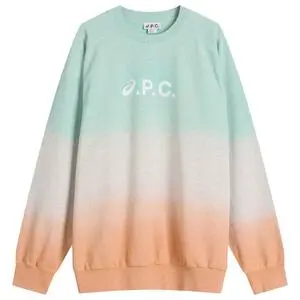 A.p.c. X Asics Lake Dip Dye Crew Sweatshirt