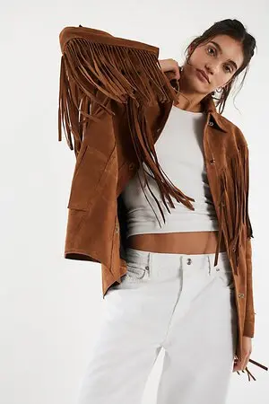 STAND STUDIO Estee Fringe Jacket