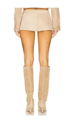 LAMARQUE Winona Suede Short - Sand