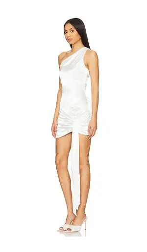 Superdown One-shoulder Ruched Mini Dress - Ivory