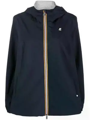 K-WAY Marguerite Hooded Windbreaker Jacket