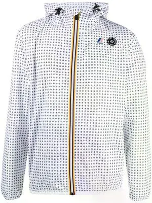 K-WAY X 10 Corso Como Polka-dot Jacket - White