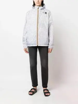 K-WAY X 10 Corso Como Polka-dot Jacket - White