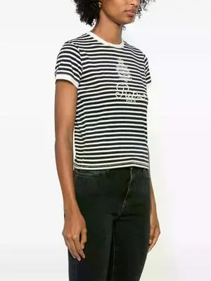 FRAME X Ritz Paris Logo-embroidered T-shirt