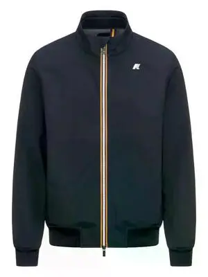K-WAY Logo-patch Jacket - Blue