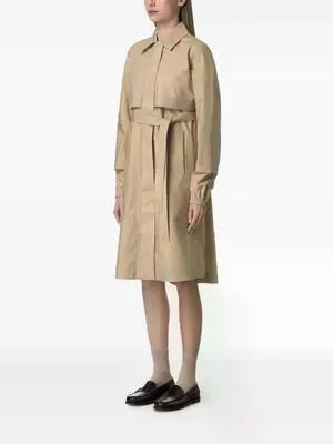 K-WAY Belted Trench Coat - Neutrals