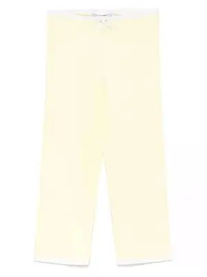 ROWEN ROSE Jersey Capri Pants - Yellow