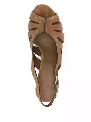 DEL CARLO 80mm Suede Sandals