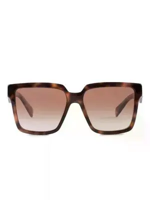 Prada Tortoiseshell-effect Sunglasses - Brown
