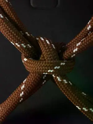 Miu Miu Rivière Knotted Flat Sandals - Brown