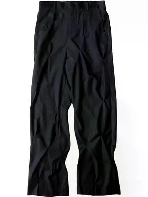 Kusikohc Black Wash Pants For Men