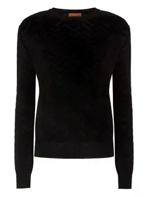 Missoni Chevron-motif Crewneck Sweater